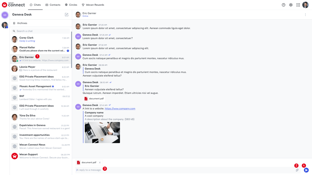 How to use the Wecan Connect Web Application
